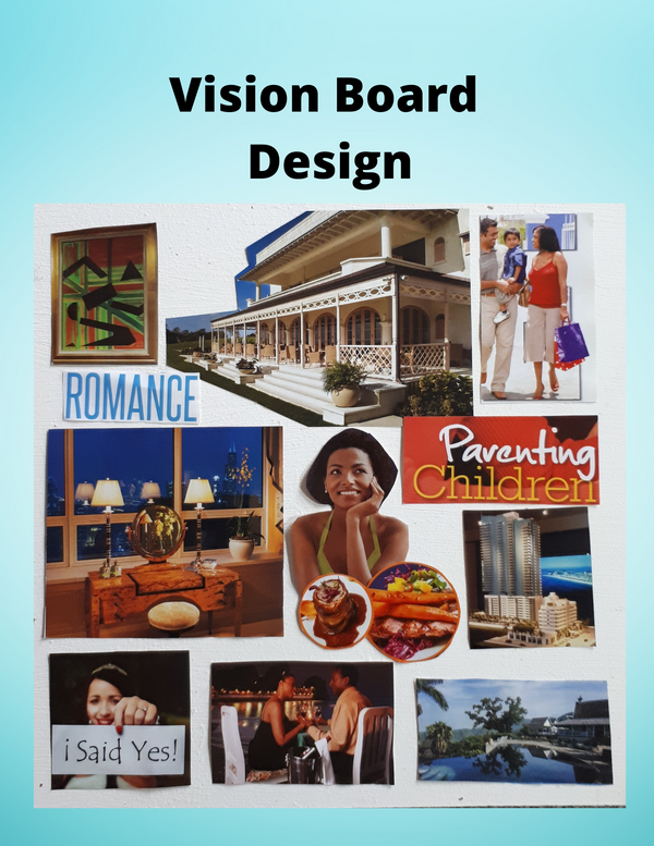 Custom Vision board Design Service – The Art of Motivation Inc.