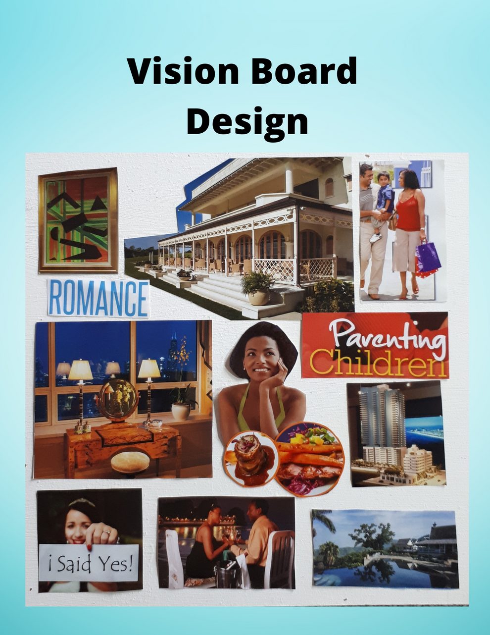 Custom Vision board Design Service – The Art of Motivation Inc.